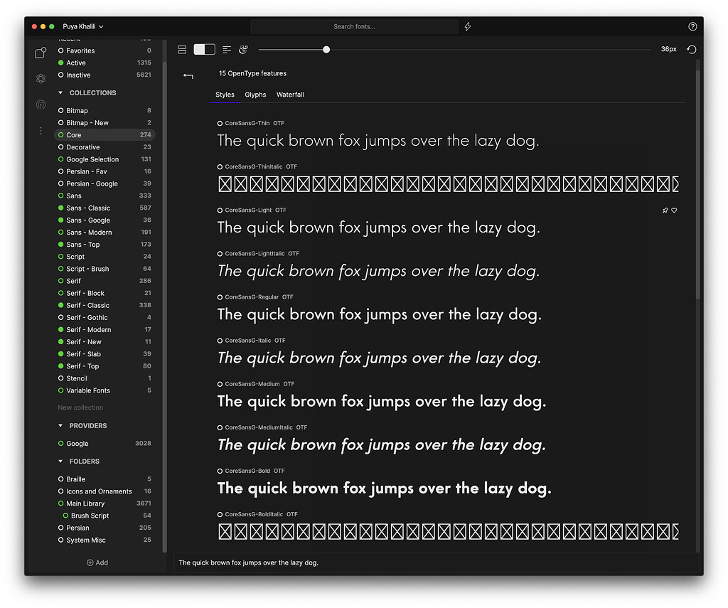 Some fonts are rendered as boxes - Bugs - FontBase Forum