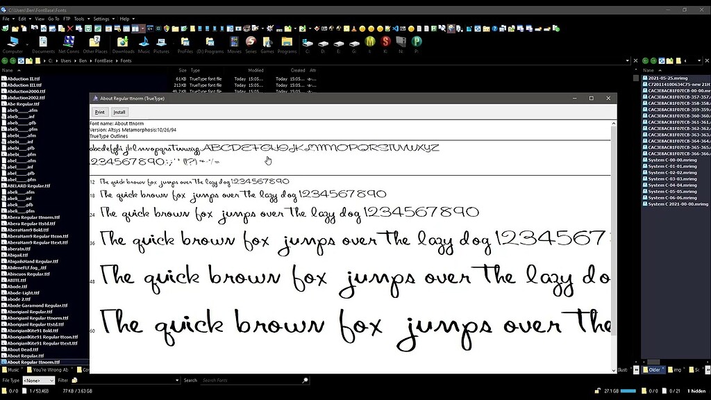 Failure to display font/displaying WRONG font - Bugs - FontBase Forum